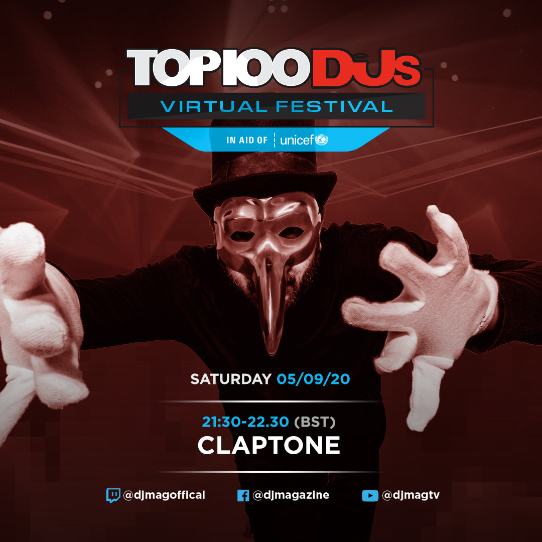 CLAPTONE @ DJ MAG TOP 100 VIRTUAL FESTIVAL – Claptone